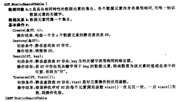 第九章：查找（1）静态查找表在静态查找表l中采用顺序查找法查找其关键字等于key的记录若找到返回该记录在表 Csdn博客 