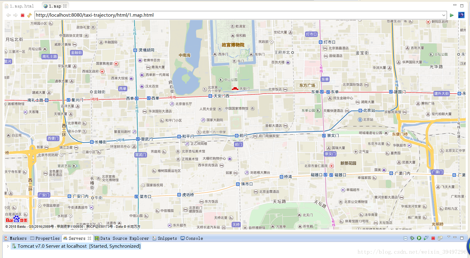 百度地图api入门 Csdn博客 