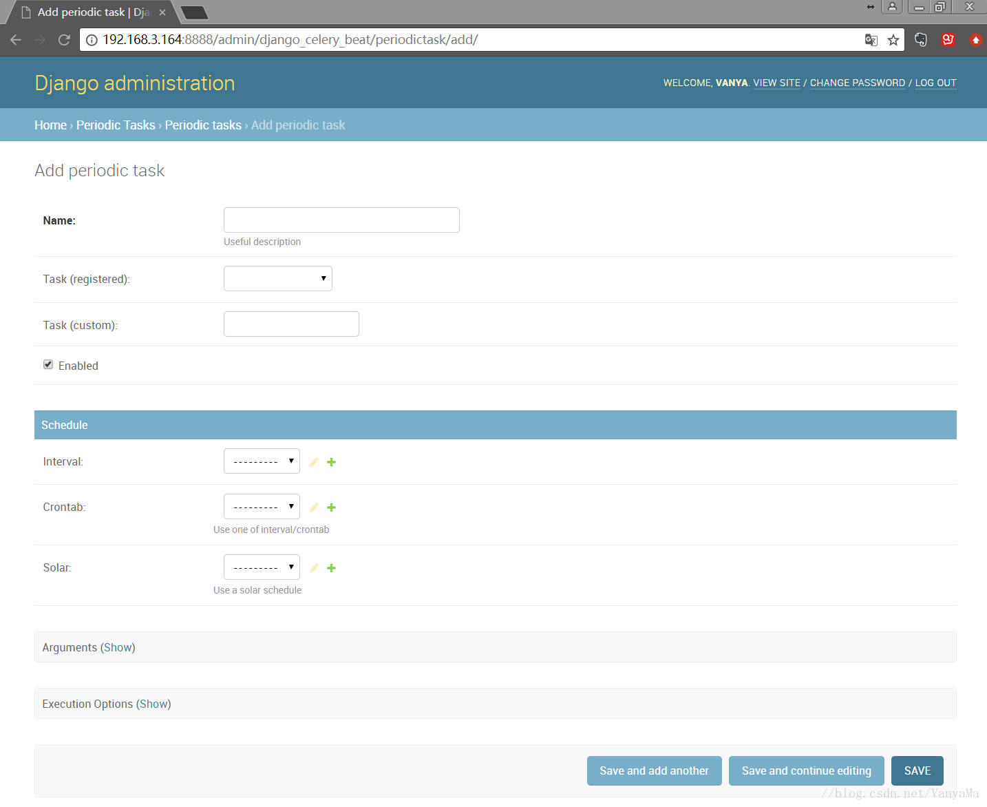 Djangocelerydocker搭建记录（3） 使用django定时执行celery任务django Databasescheduler Csdn博客