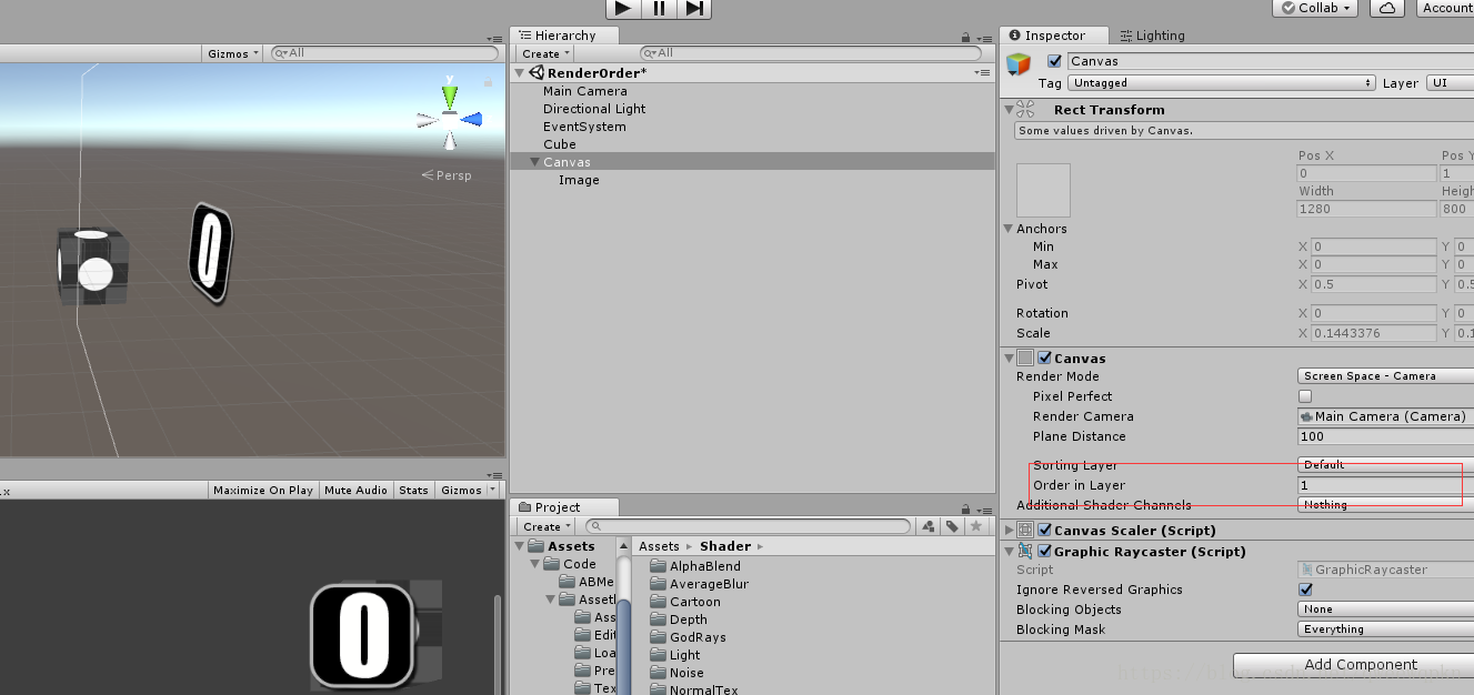 Unity渲染顺序sorting Order Render Quere Csdn博客 