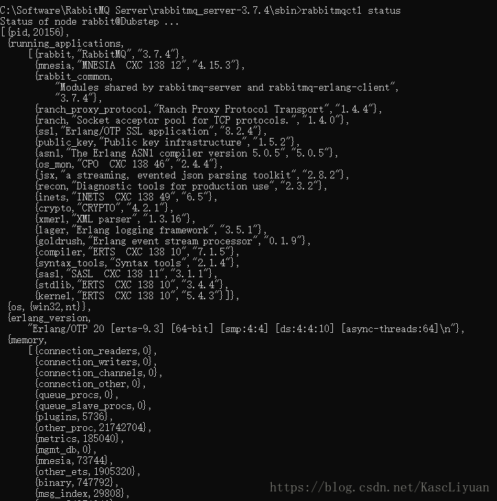Rabbitmq For Windows 安装以及环境配置 Rabbit For Windows Csdn博客