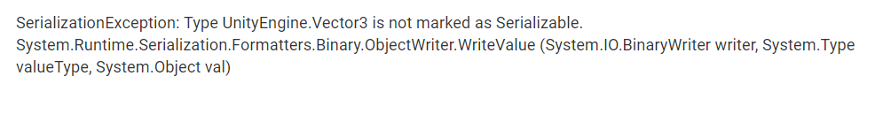 Unity序列化中遇见的一点小坑unity中binaryformatter反序列化错误 Csdn博客