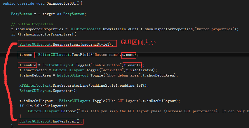 Unity（八 01）editor01自定义inspector面板gui参数，easybutton为例unity Inspect面板中如何绘制事件参数 Csdn博客 