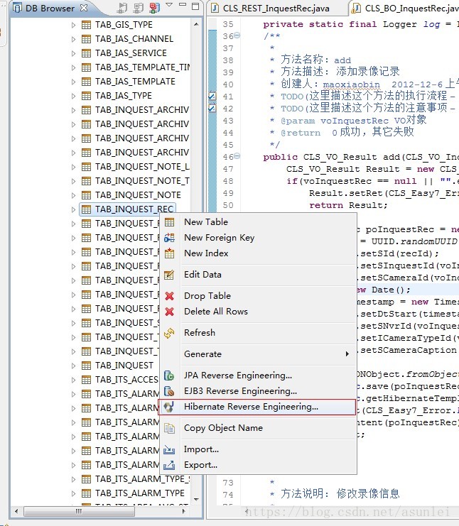 Myeclipse映射mysql生成bean、dao和xmlmyeclipse获取bean Csdn博客 