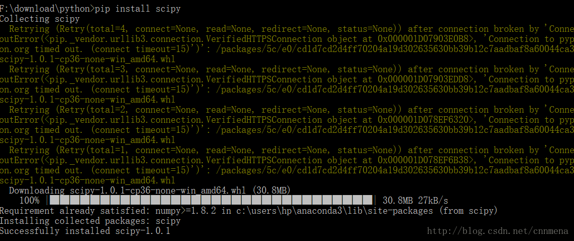 From Sklearn Import Datasets出错及解决from Sklearn Import Datasets时找不到scipy相关模块 Csdn博客 