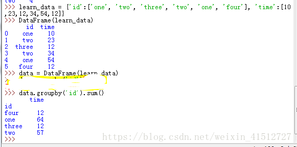 Dataframe数据中的重复行，利用groupby累加合并 Dataframe查找重复值并叠加 Csdn博客