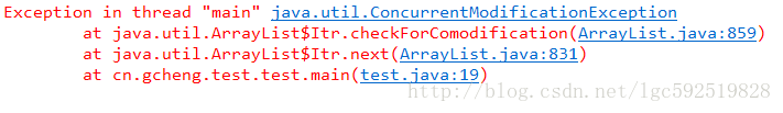 [concurrentmodificationexception]关于对map、list等集合操作抛出concurrentmodificationexception 异常问题 增加list中