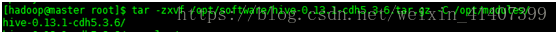 Hadoop 配置hive 详细流程在配置hive时需要将hadoop中的那个文件移到hive中 Csdn博客 2823