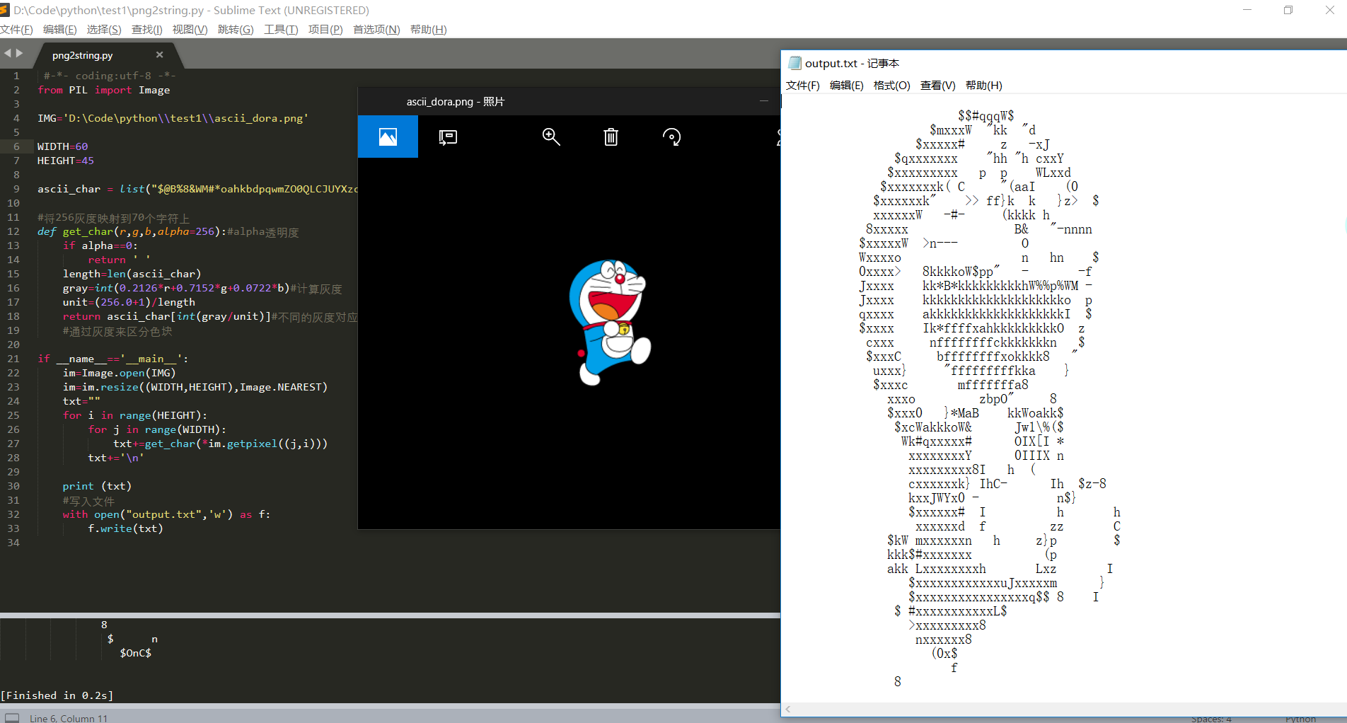 Python实现图片转字符画数字拼画代码 Csdn博客