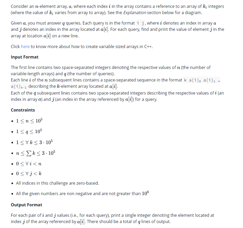 Variable Sized Arraysc Variable Sized Arrays Csdn博客