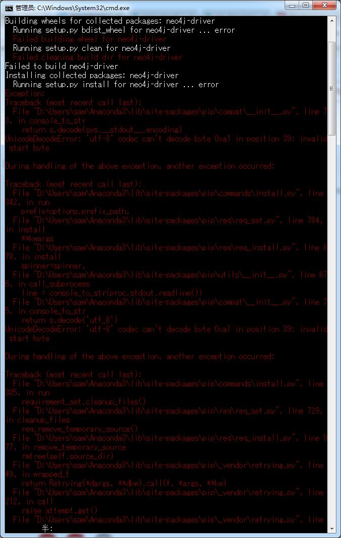 Python3pip安装时出现unicodedecodeerrorpython3 Pip过程unicodedecodeerror Csdn博客