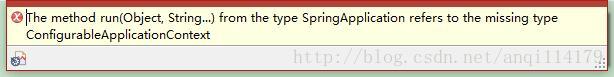 关于springboot启动类报错的问题解决 Springboot启动时applicationconversionservicecannot Be Csdn博客
