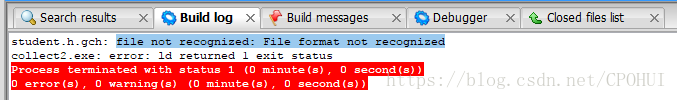 关于code Blocks建立工程时出现“file Not Recognized File Format Not Recognized”“it Seems That This