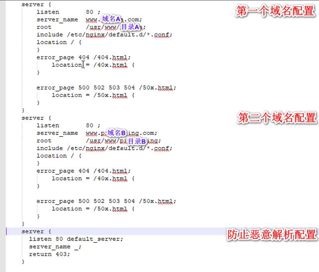 图解在centos7配置nginx服务支持多域名，禁ip直访，防恶意解析centeros7 Nginx 多域名 Csdn博客