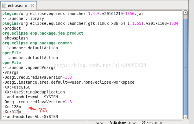 Linux 运行eclipse 发生异常：jvm Terminated Exit Code1jvm Terminated Exit Code1 Linux环境下 Csdn博客 