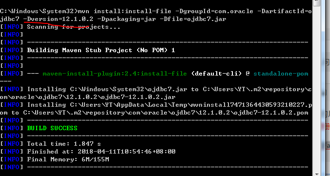 Missing Artifact Com Oracle Ojdbc7 Jar 12 1 0 1 Configuring Maven Pom Xml Ojdbc Jar Package