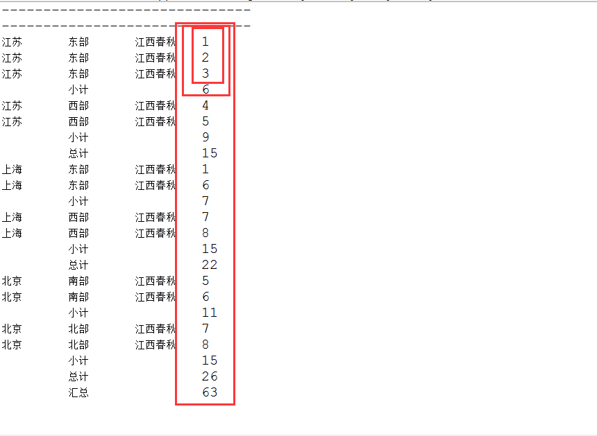 报表中小计汇总总计在代码实现java 写一个报表小计 Csdn博客 2985