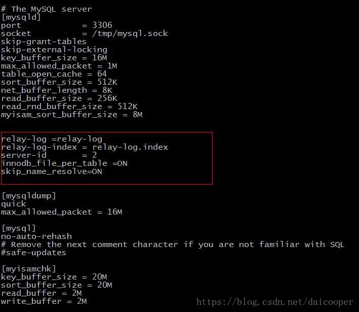 Mysql复制 主从复制配置 Mysql主从复制配置 Csdn博客