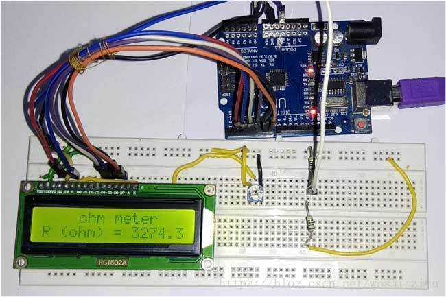 使用arduino开发板自制简易欧姆表arduino制作欧姆表 Csdn博客 6318
