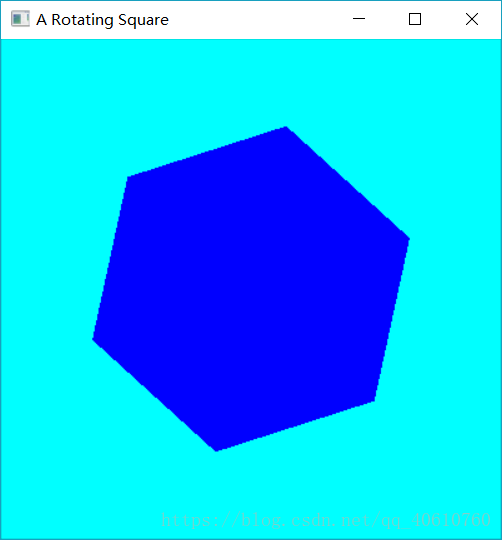 Opengl实验一：（简单动画——旋转的多边形）详细代码opengl立体图形绘制三百行代码大全 Csdn博客 