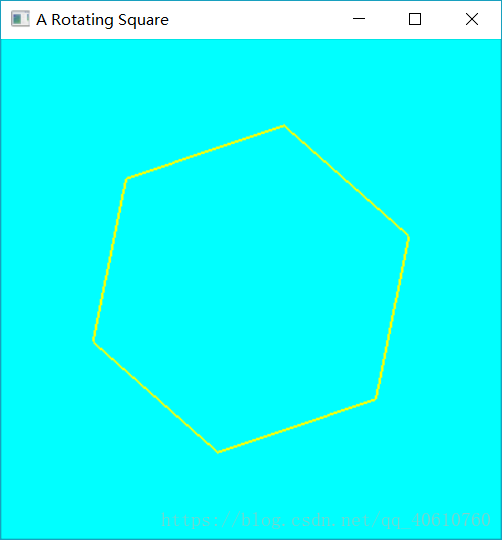 Opengl实验一：（简单动画——旋转的多边形）详细代码opengl立体图形绘制三百行代码大全 Csdn博客 