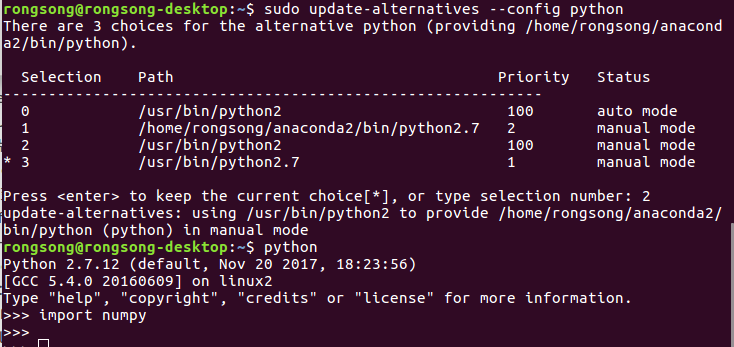 Ubuntu下python多版本切换问题python多个版本终端会调哪个 Csdn博客