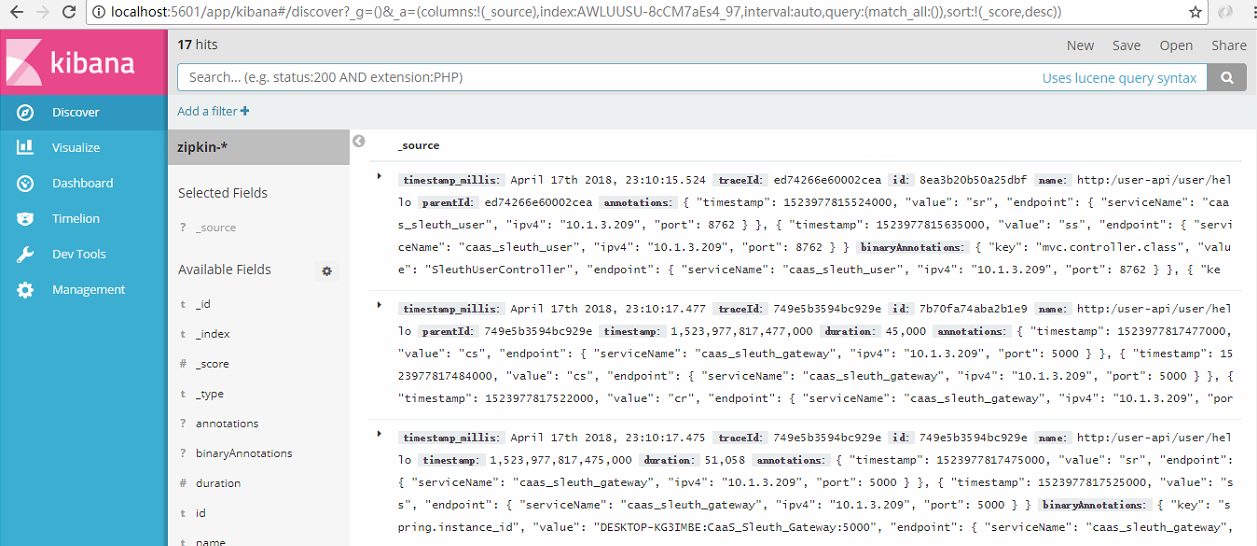 Spring Cloud Sleuth 服务链路追踪组件配置与使用 Sleuth整合gateway配置 Csdn博客