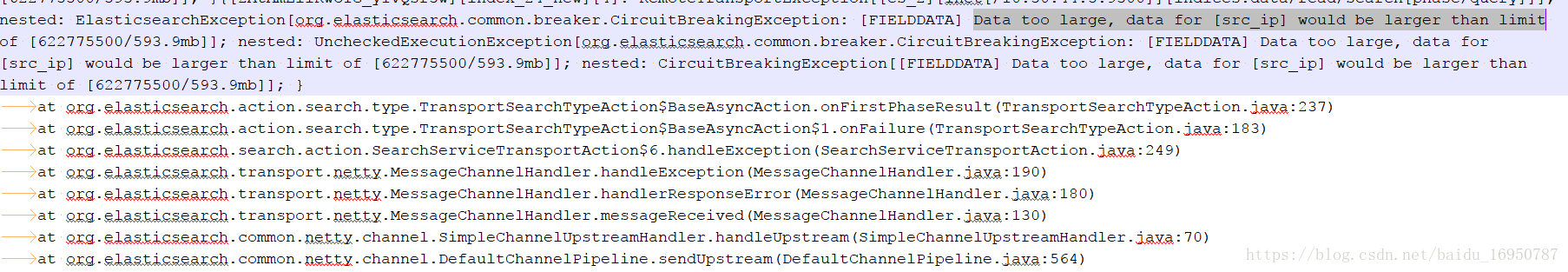 解决elasticsearch查询出现data Too Large……情况 Csdn博客