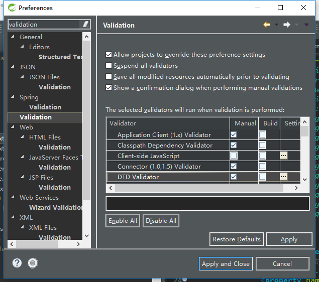 Eclipse Validating的作用及優化 大道至簡 Eclipsevalidate 神拓網