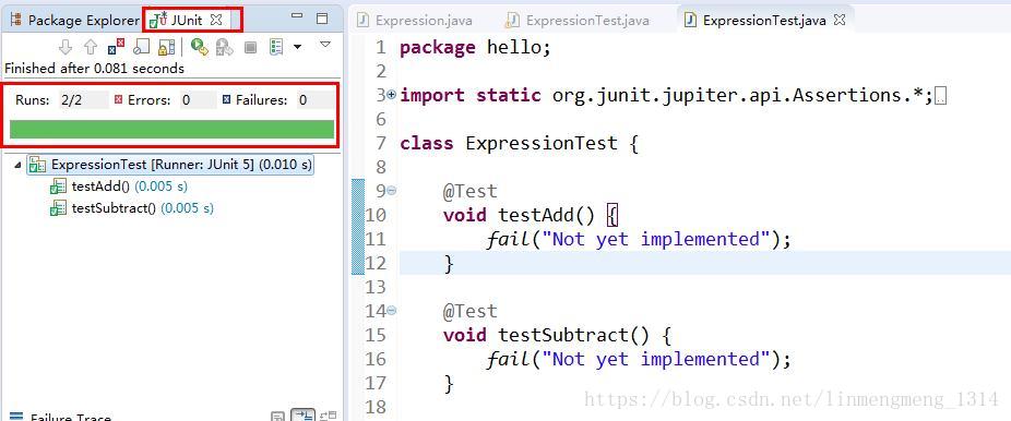 在eclipse中使用junit5进行单元测试java Eclipse Junit5 Csdn博客 