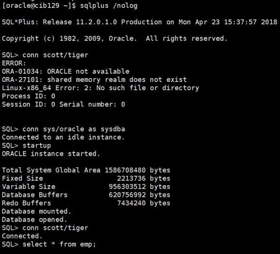 解决oracle数据库报错ora 27104 System Defined Limits For Shared Memory Was Misconfigured 程序员大本营 4261