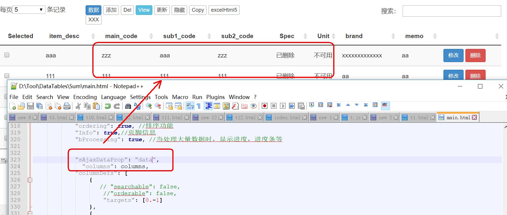 Datatables Data Bind Jsondatatables Json数据 Csdn博客