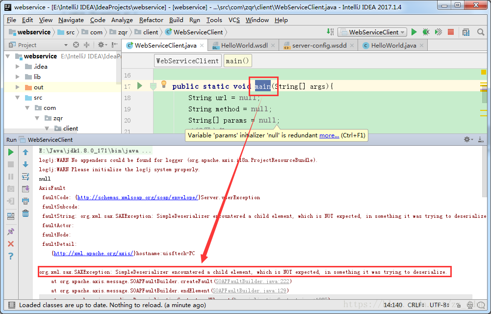 Idea用axis发布webservice Csdn博客