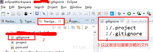 Eclipse下使用git提交代码时，设置忽略不需要提交的文件eclipse Git过滤不需要提交的文件 Csdn博客 
