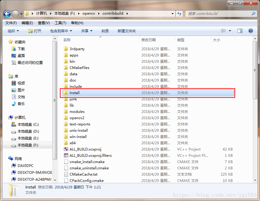 Win7下opencv3 1 0 Vs2015 Cmake编译opencv Contrib Windows下opencv 3 1 0使用cmake编译x86版本 Csdn博客