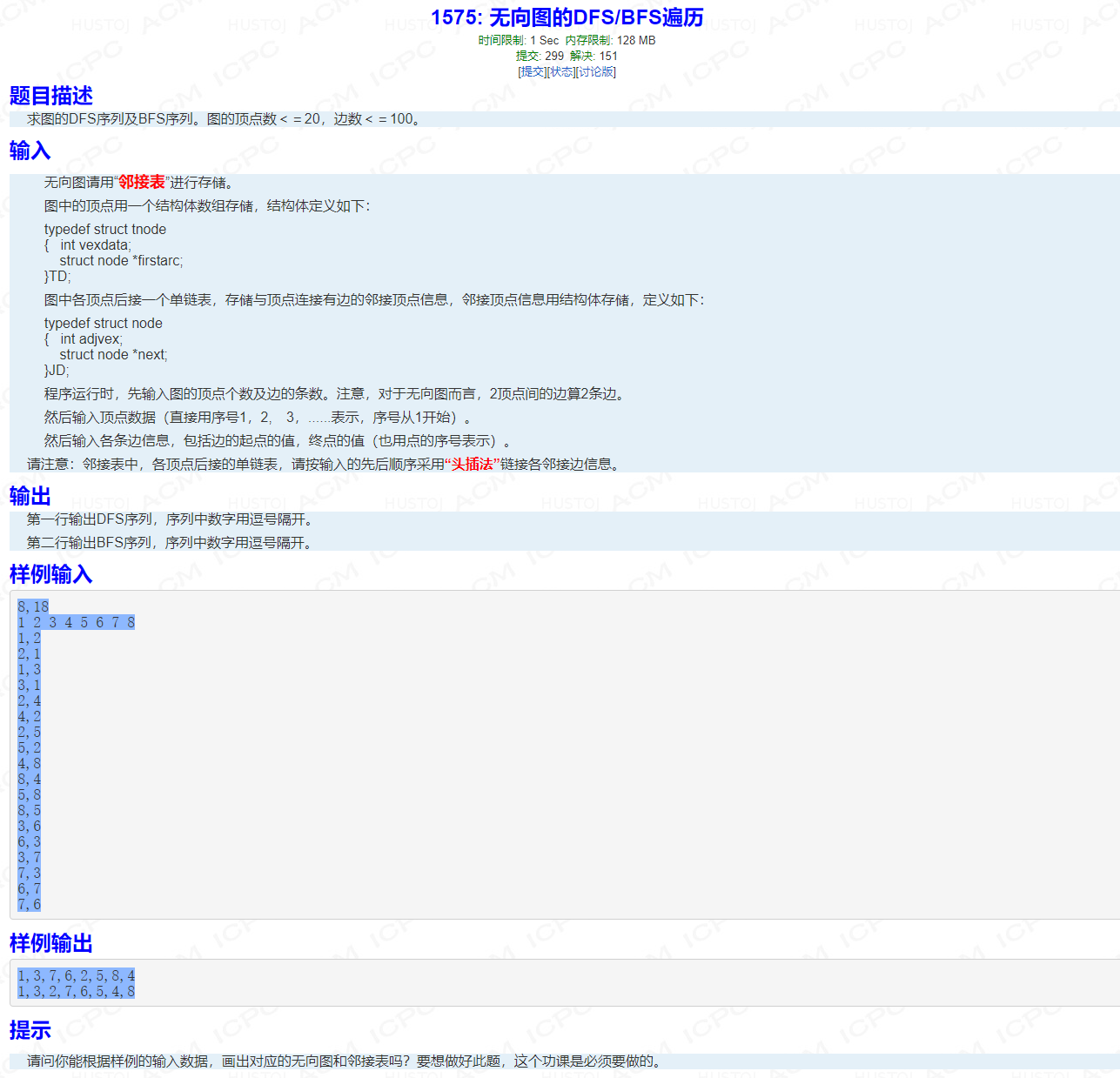 无向图的dfsbfs遍历无向图遍历 Bfs C Csdn博客 