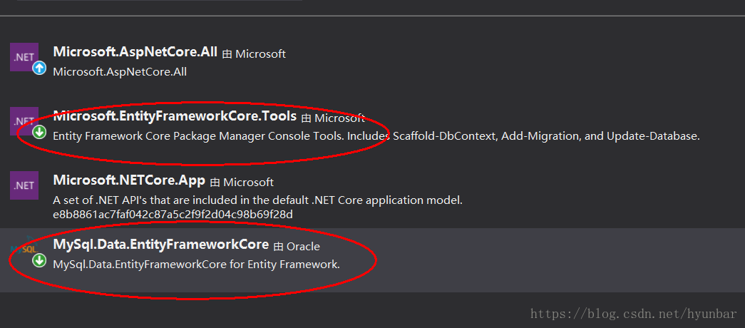 Netcore中efcore For Mysqlpublic Crscontextdbcontextoptions Opt Csdn博客