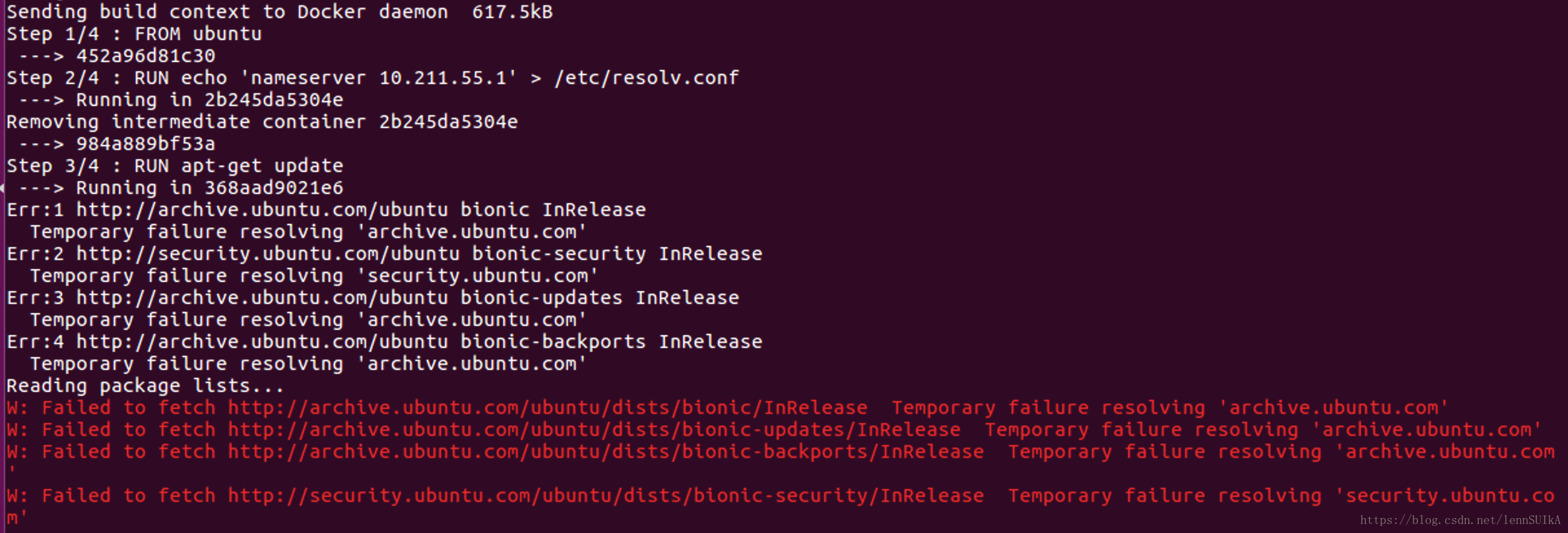 利用dockerfile构建镜像时无法从互联网下载package的问题解决方法 Dockerfile 构建镜像的时候 无法下载互联网的包 Csdn博客