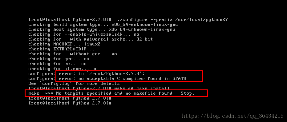 Make No Targets Specified And No Makefile Found Stop Csdn博客 
