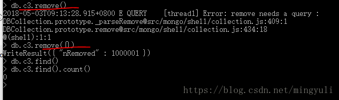 Mongodb Llectionremove报错mongotemplateremove 不起作用 Csdn博客 