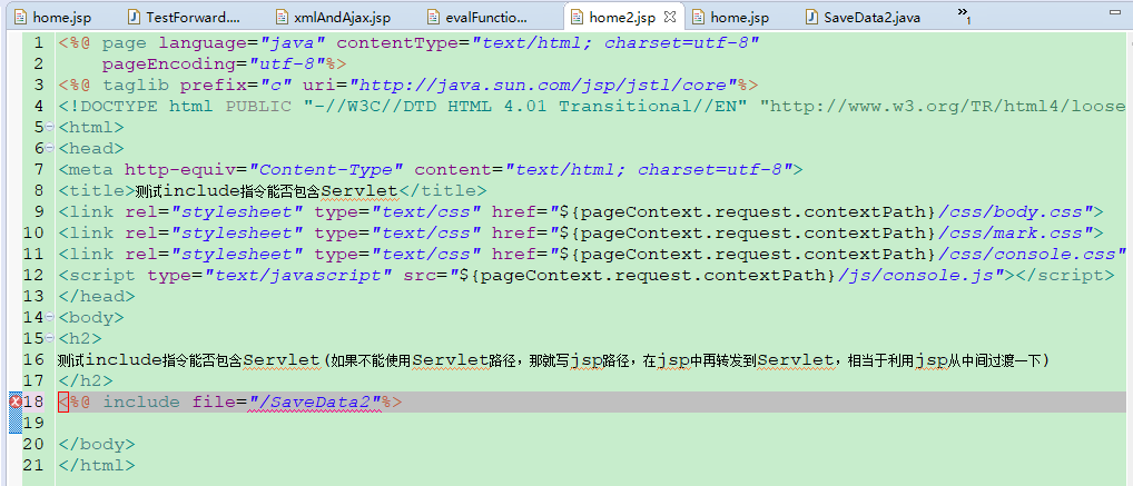 jsp的include动作jsp:include和include指令是否可以包含Servlet路径！_jsp:include调用servlet路径-CSDN博客