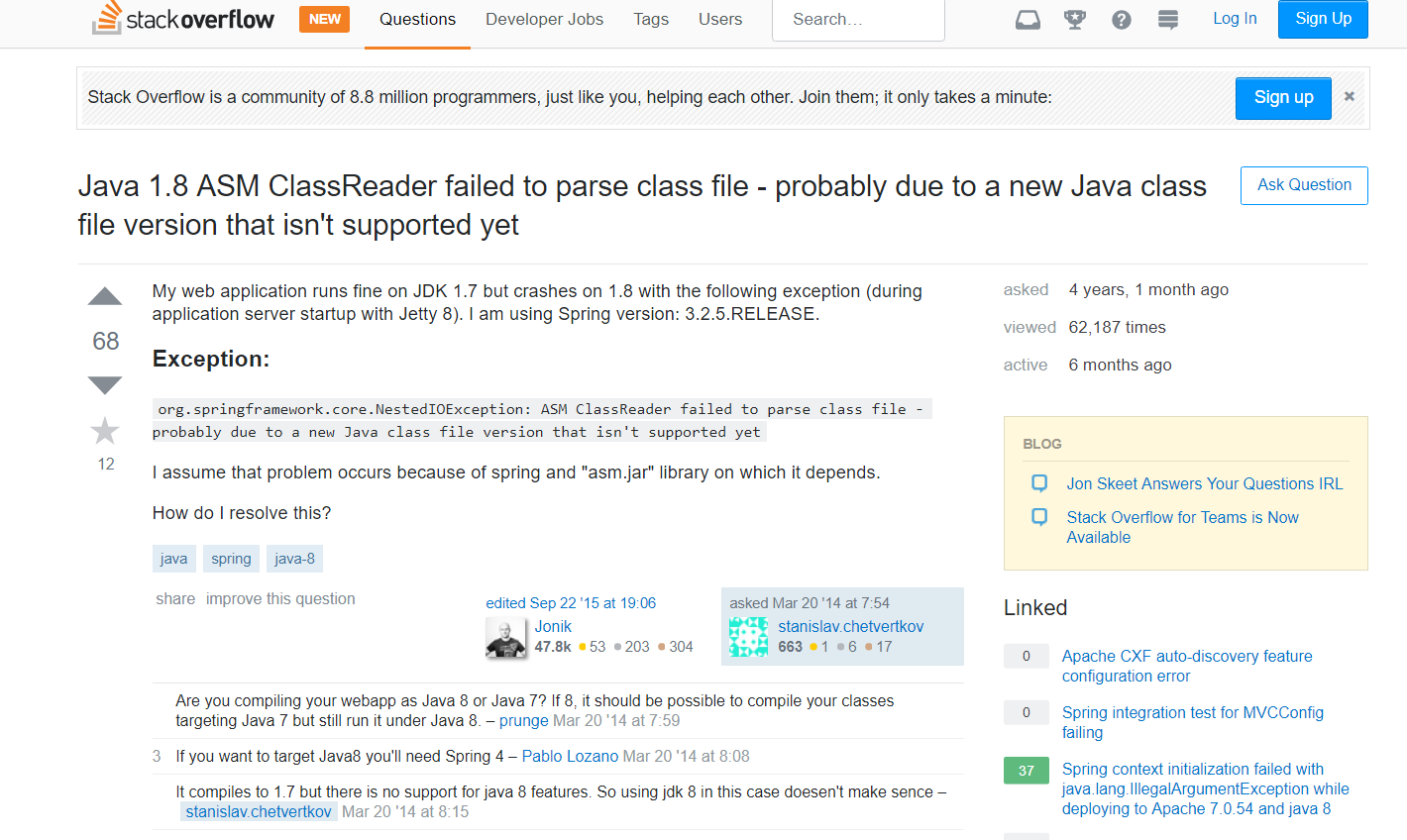 Renestedioexception Asm Classreader Failed To Parse Class File 9048