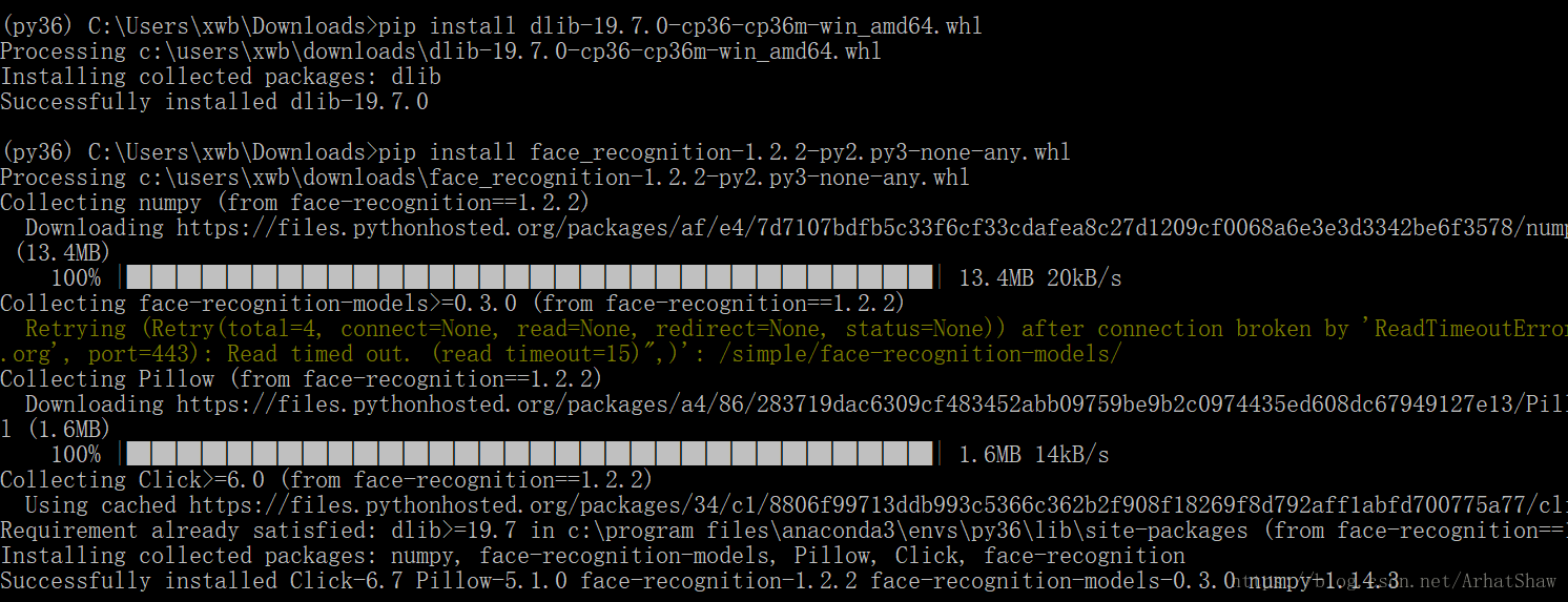 Python3 6 安装face Recognition竟然如此简单 Python3 6 安装facerecognition Csdn博客