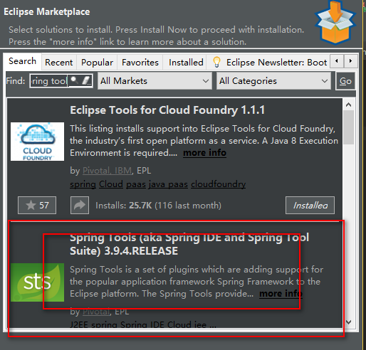 Eclipse中安装spring Tool自动补全插件，命名空间 在eclipse中配置spring Tool插件 Csdn博客