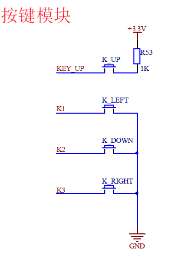 使用stm32gpio读取按键实现按键操作stm3208通过gpio读取按键keyc1的状态实现如下功能当按下keyc1后led0 Led7全亮 Csdn博客