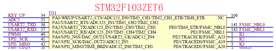 使用stm32gpio读取按键实现按键操作stm3208通过gpio读取按键keyc1的状态实现如下功能当按下keyc1后led0 Led7全亮 Csdn博客