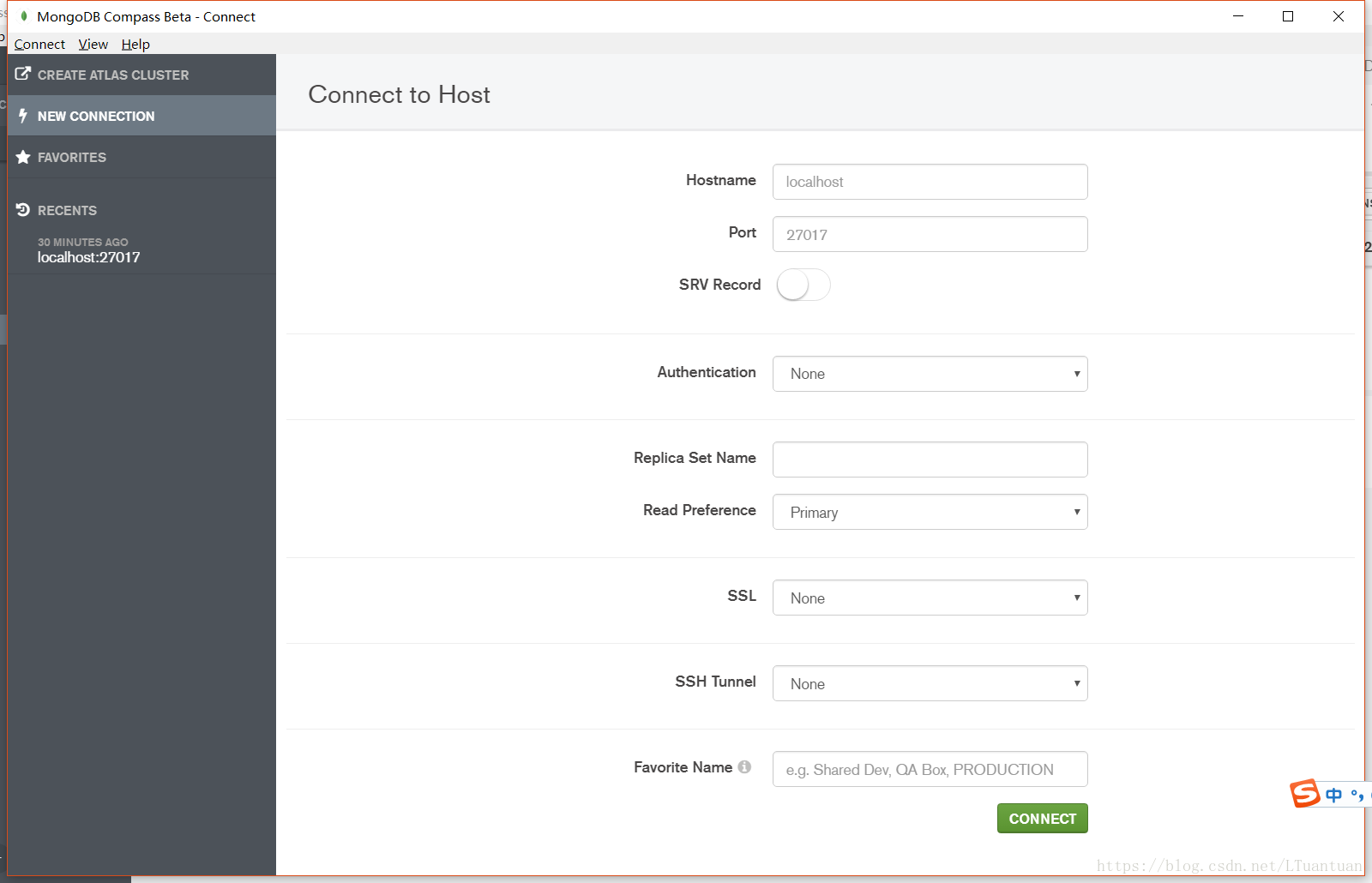 Mongodb可视化工具compass的使用compass 怎么在后台创建索引 Csdn博客 