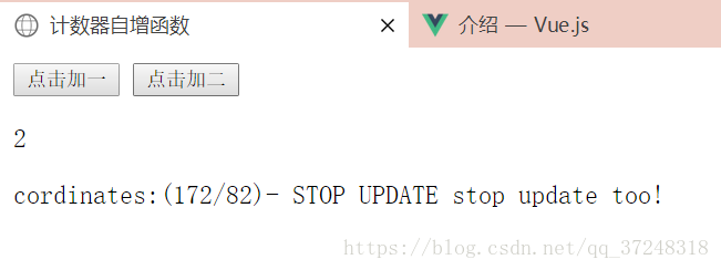 Vue监听事件实现计数点击依次增加 Csdn博客