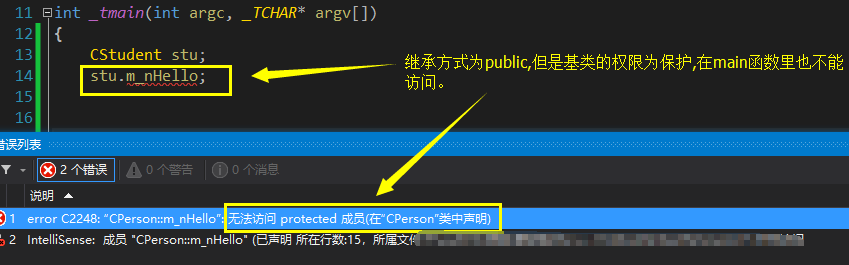 C继承三种访问权限c 访问基类 Csdn博客