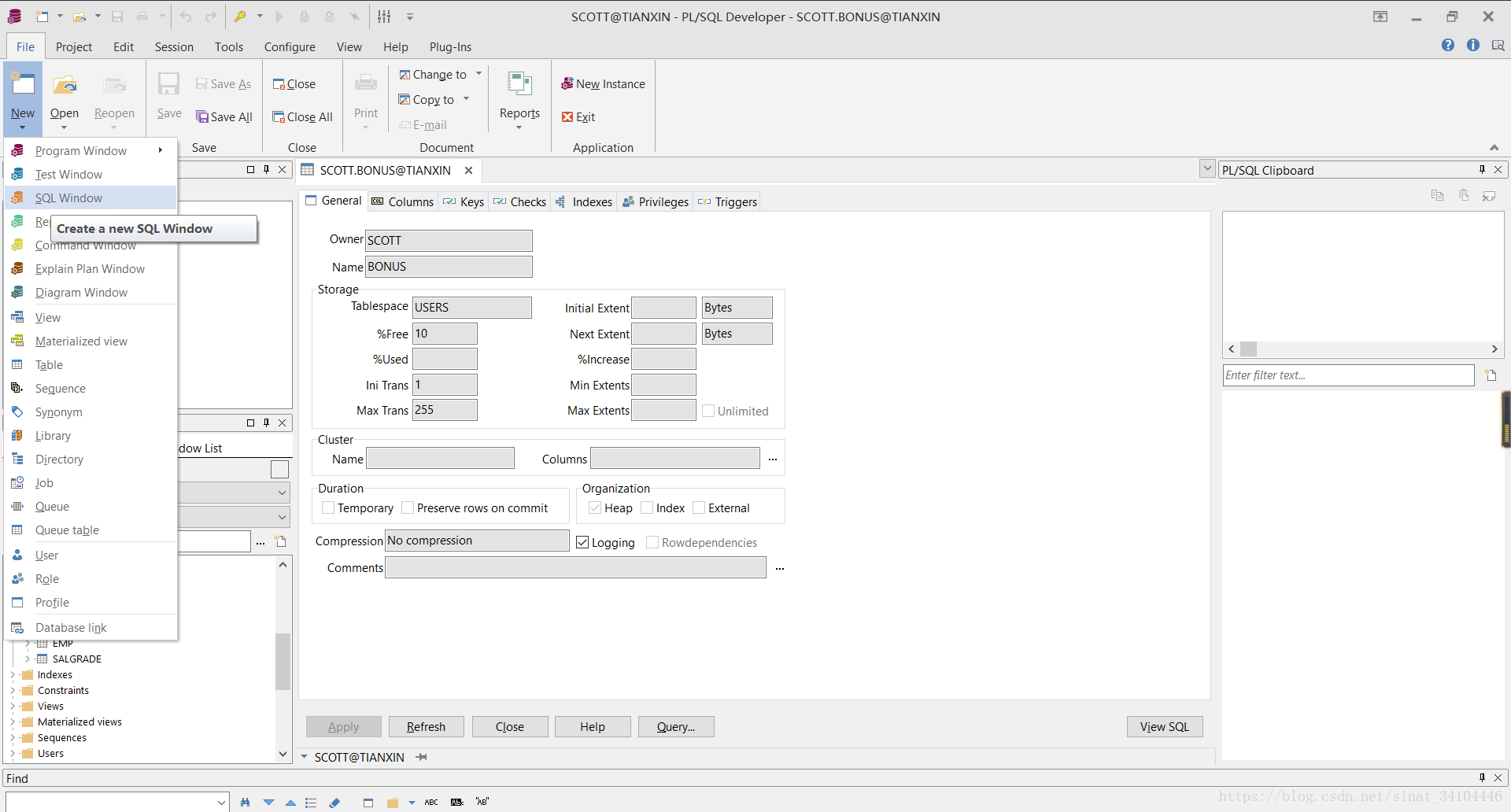 Pl Sql Developer下载、安装、使用教程 Sqldeveloper使用教程 Csdn博客